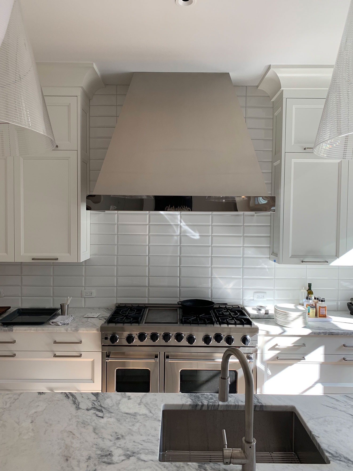 White Subway Tile Stacked - Tile & Stone Techniques